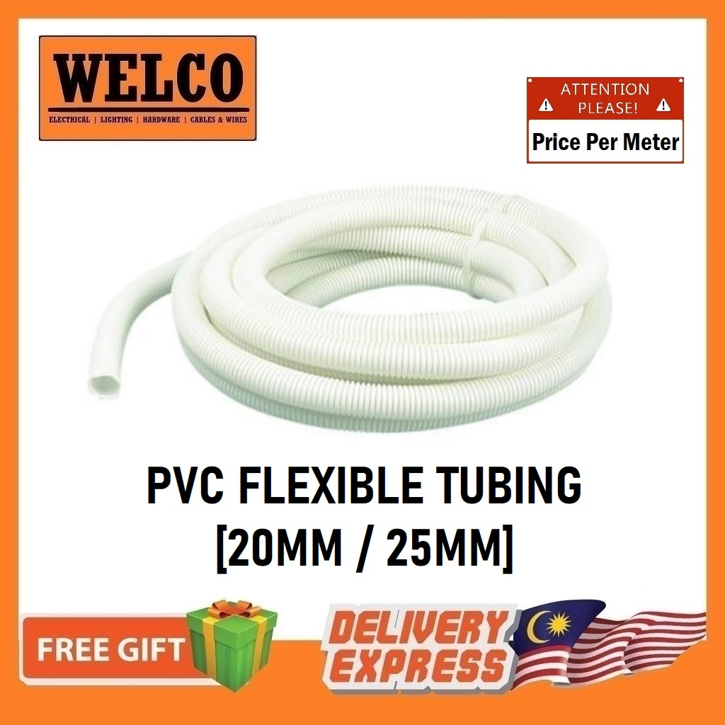 PVC FLEXIBLE TUBING CONDUIT / PVC CORRUGATED TUBING / ELECTRICAL ...