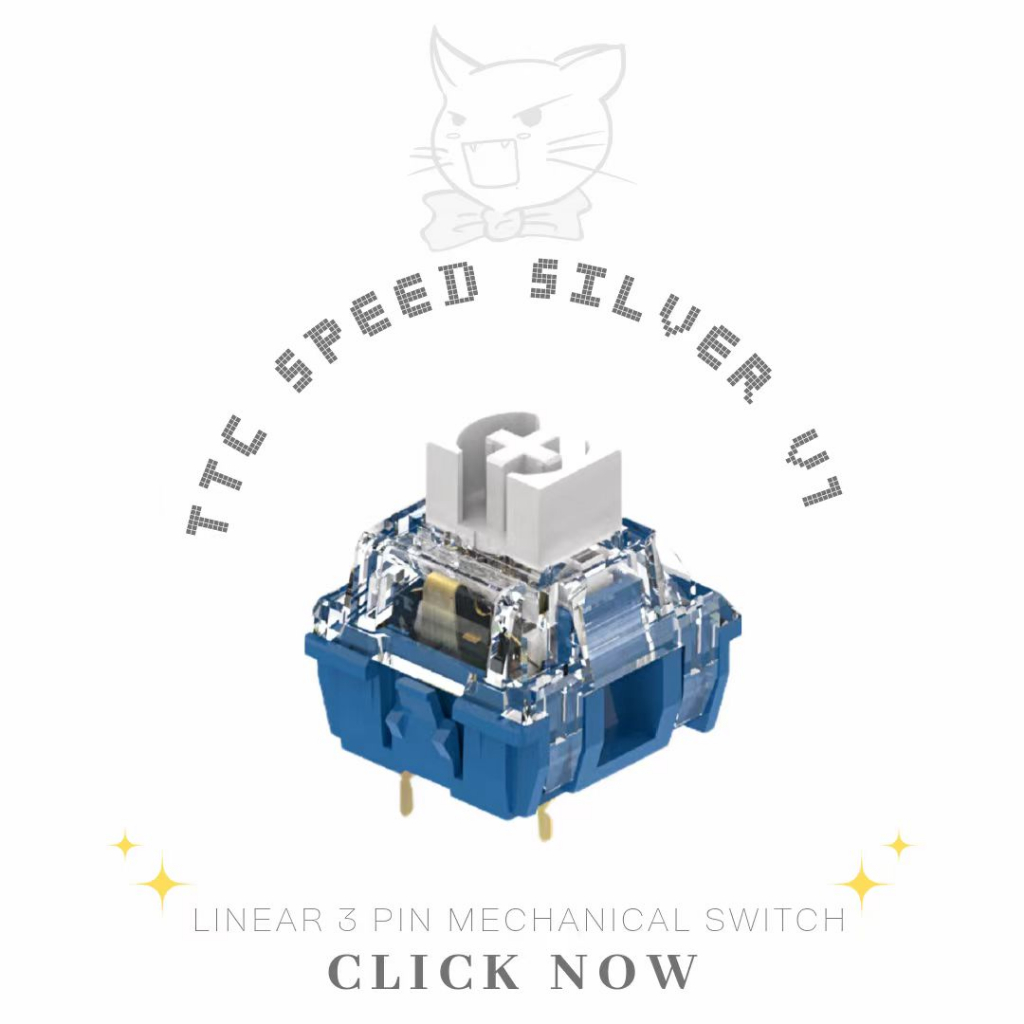 Ttc Speed Silver V1 3 Pin Linear Switch for Mechanical Gaming Keyboard ...