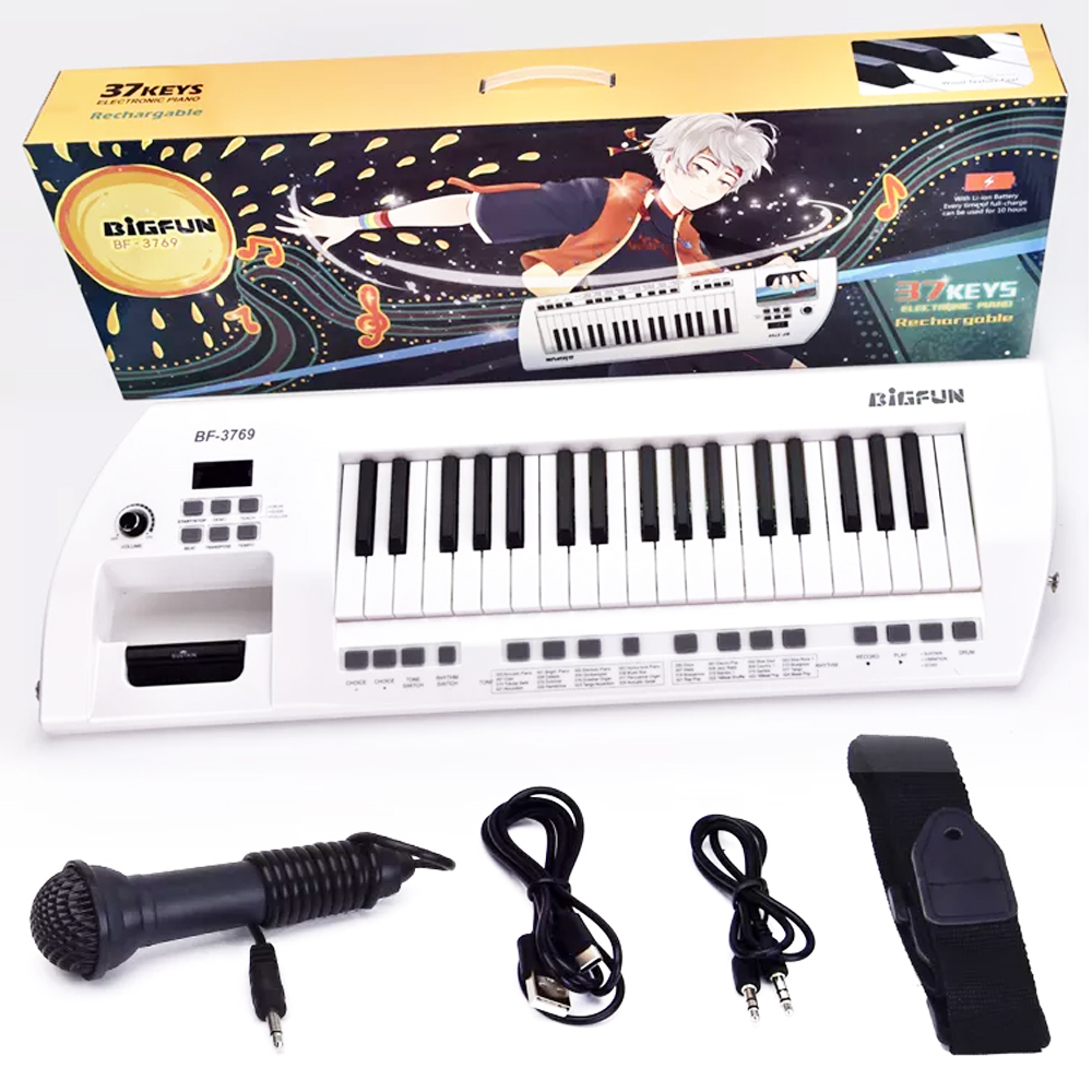 Bigfun 37 key Piano portable kid electronic guitar piano adult music ...