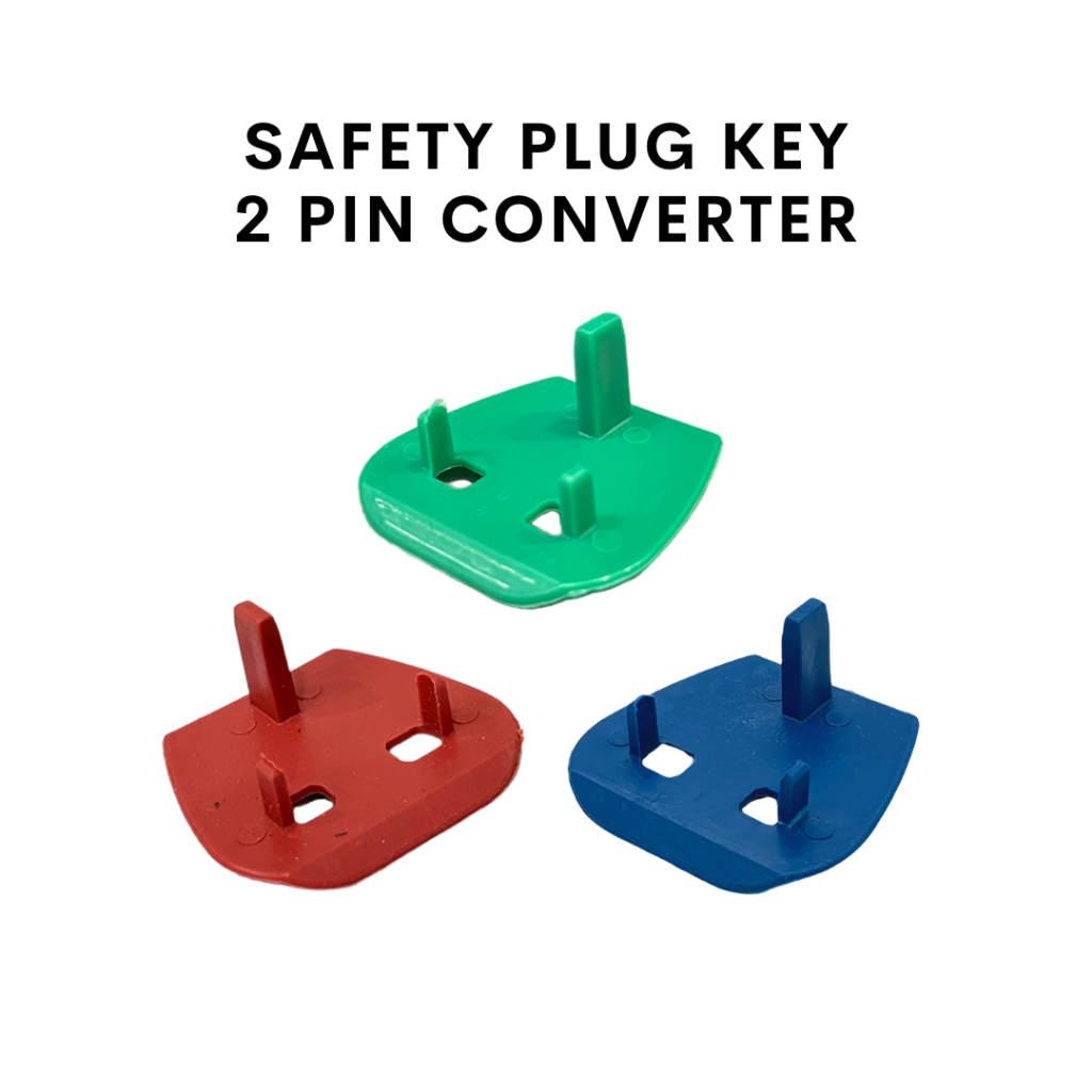 Plastic Safety Plug key / 2 Pin Converter (1 pcs) | Shopee Singapore