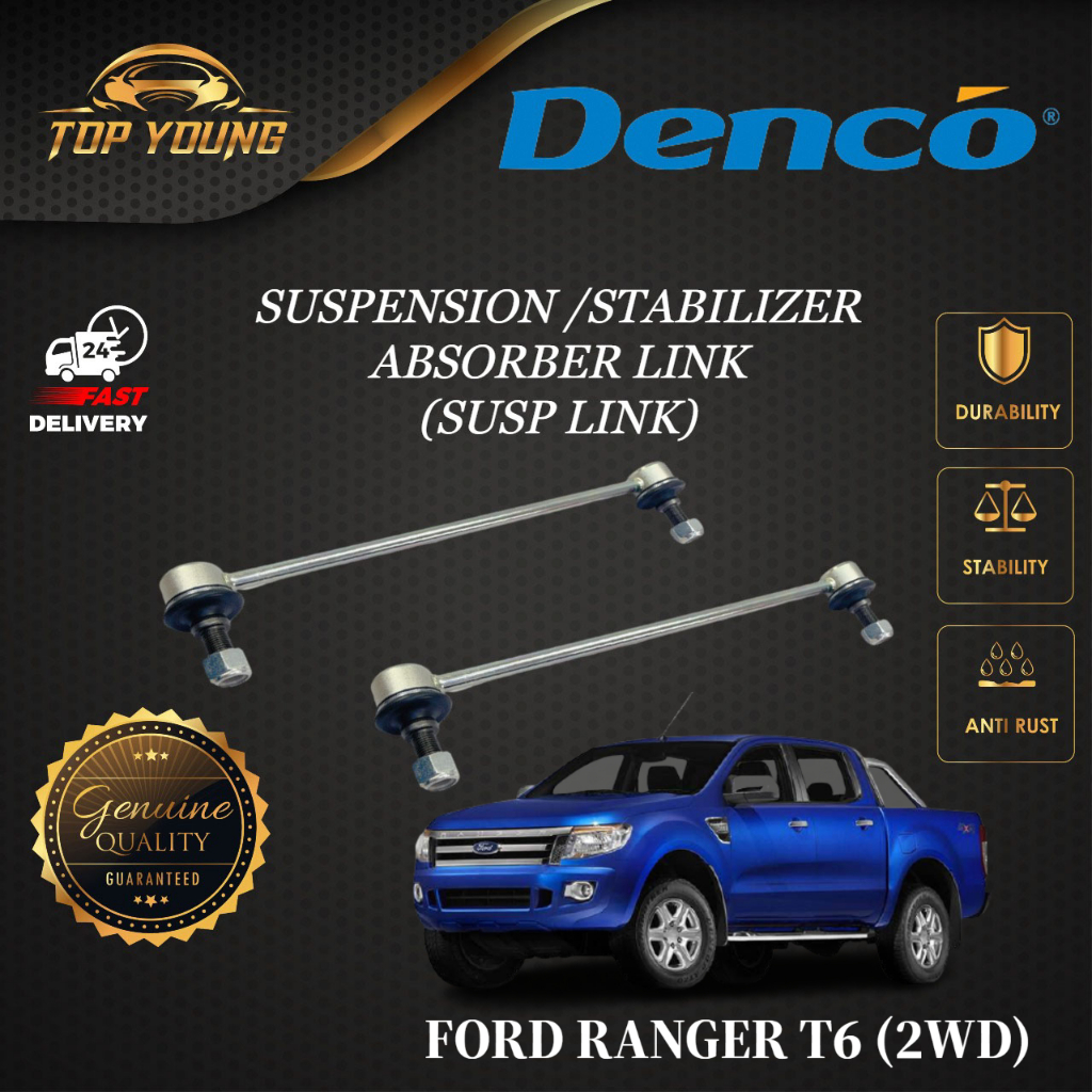FORD RANGER T6 2WD DENCO FRONT (DEPAN) STABILIZER / ABSORBER ...