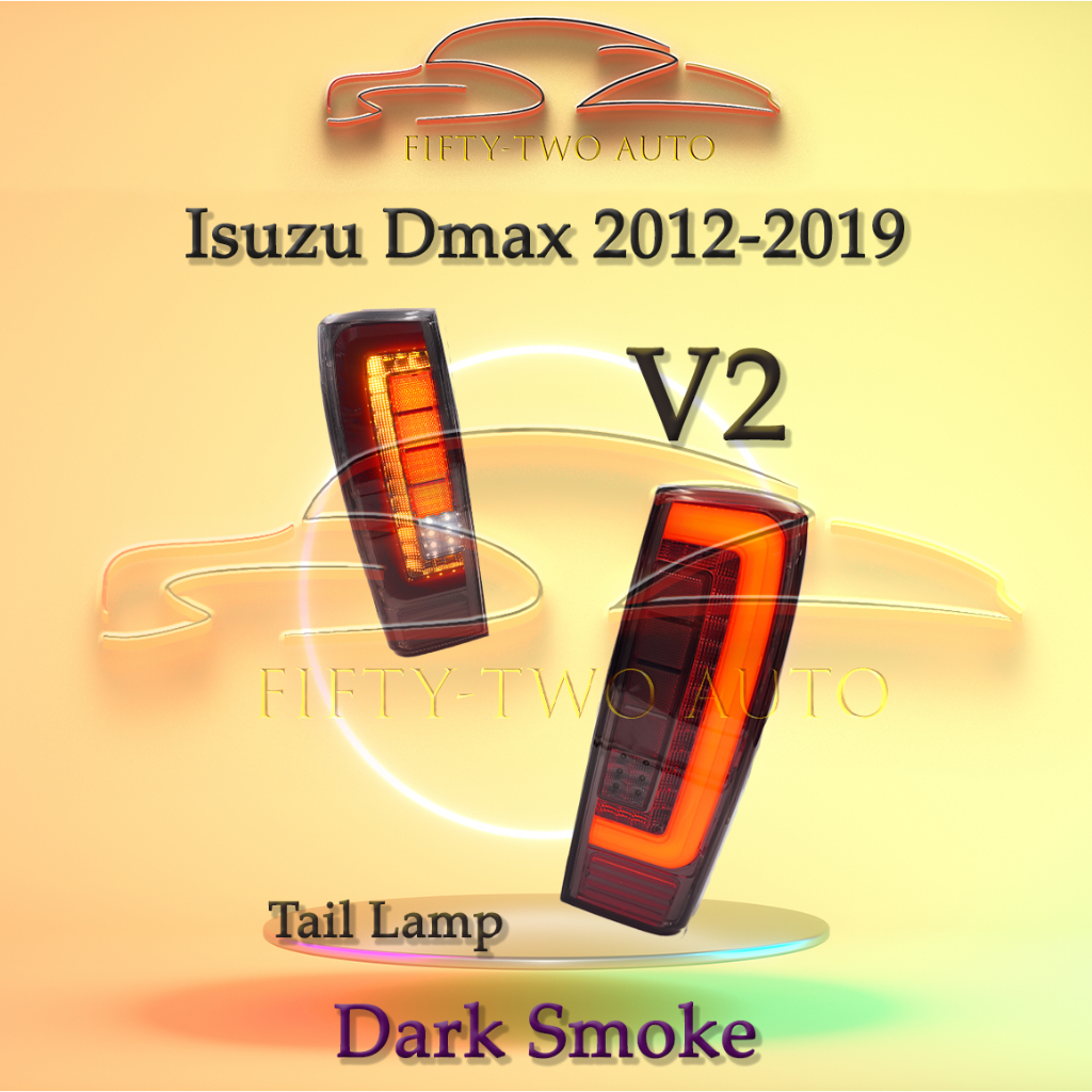Isuzu Dmax Tail Lamp 2012-2019 V2 (LED)/ Dmax tail lamp/ dmax tail light/ dmax lampu belakang ...