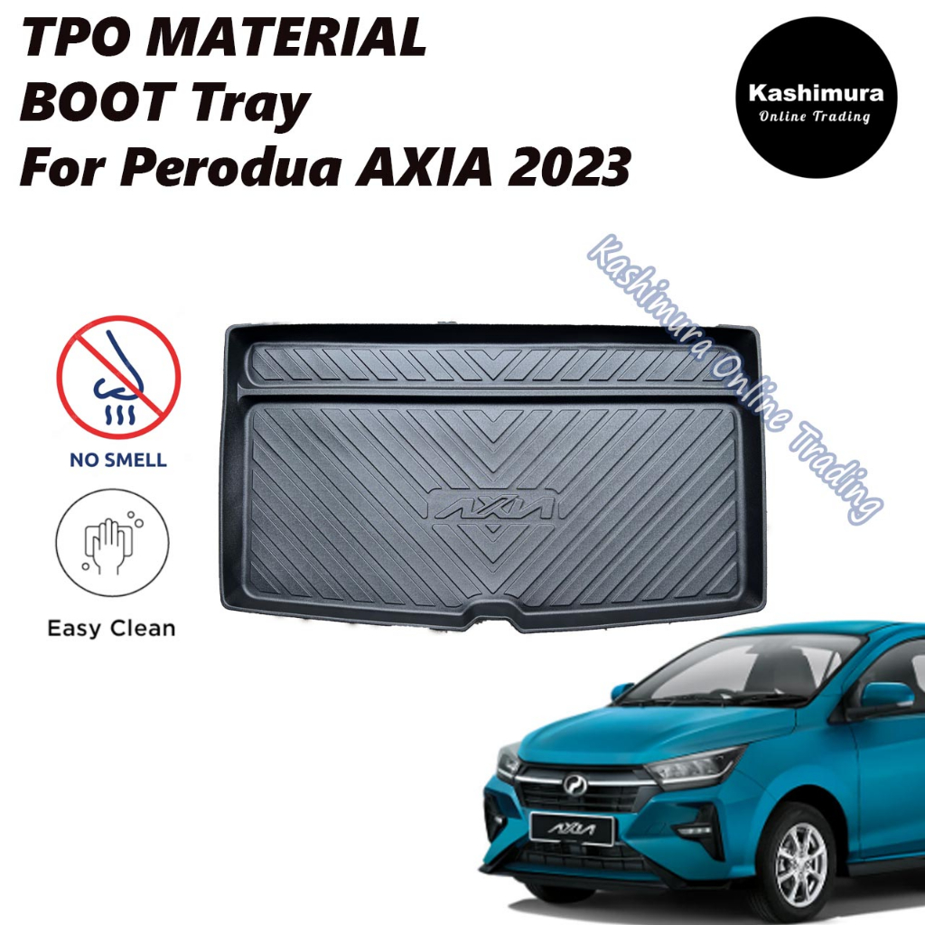 Perodua new Axia 2023 2024 bootray boot tray cargo tray trunk tray (TPO ...