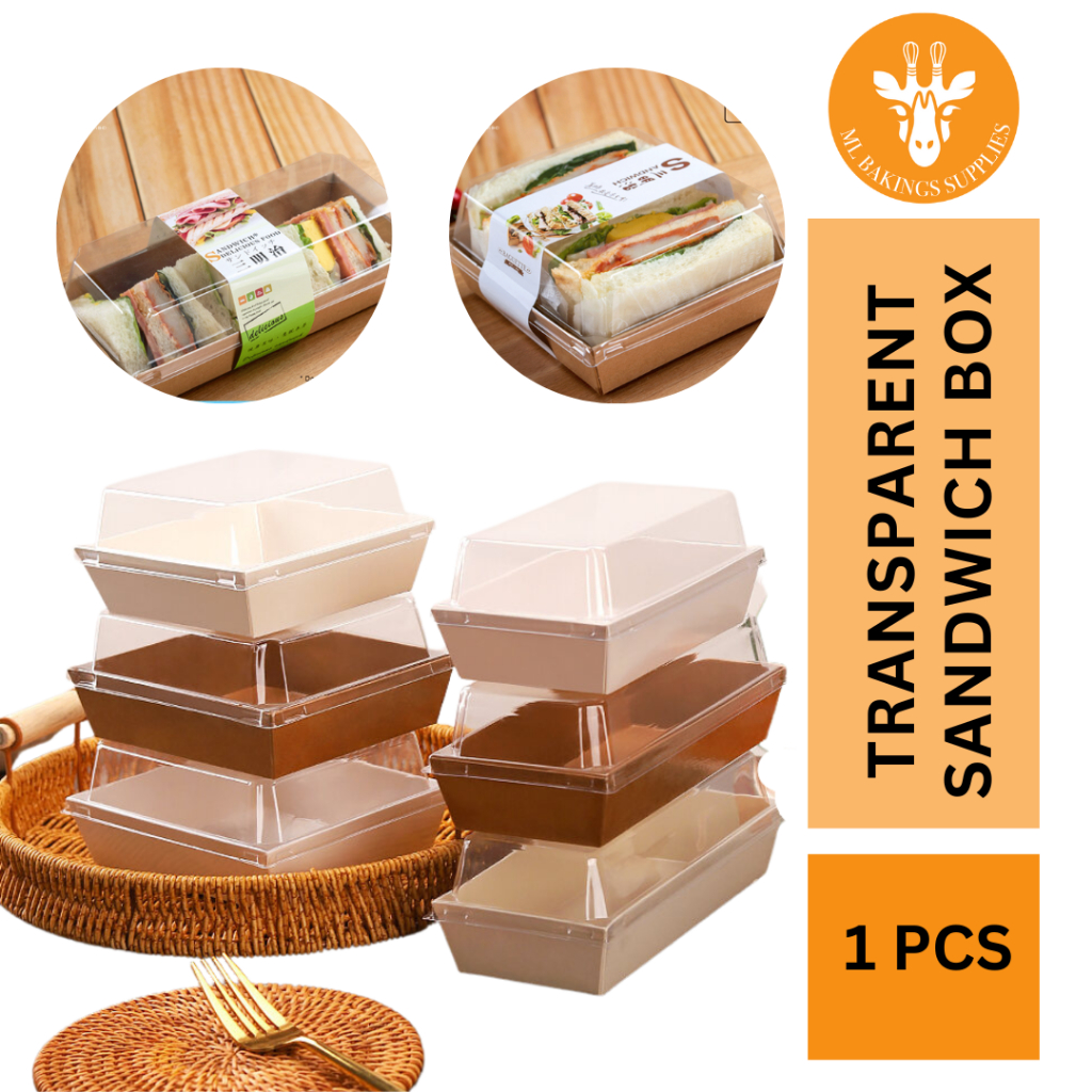 Premium Kraft/White Paper Square and Rectangular Cake Box / Sandwich ...