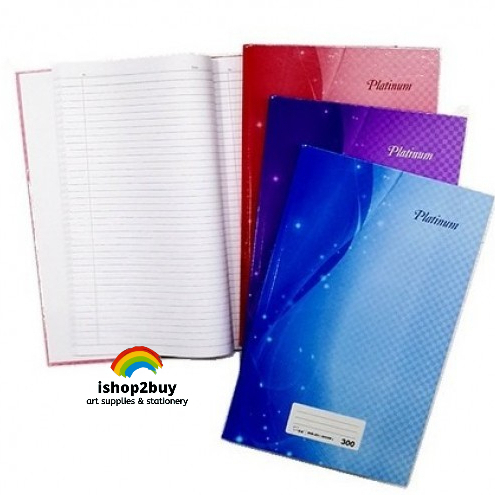 Uni Paper Notebook F4 Platinum Foolscap Book Hard Cover 60gsm Notes ...