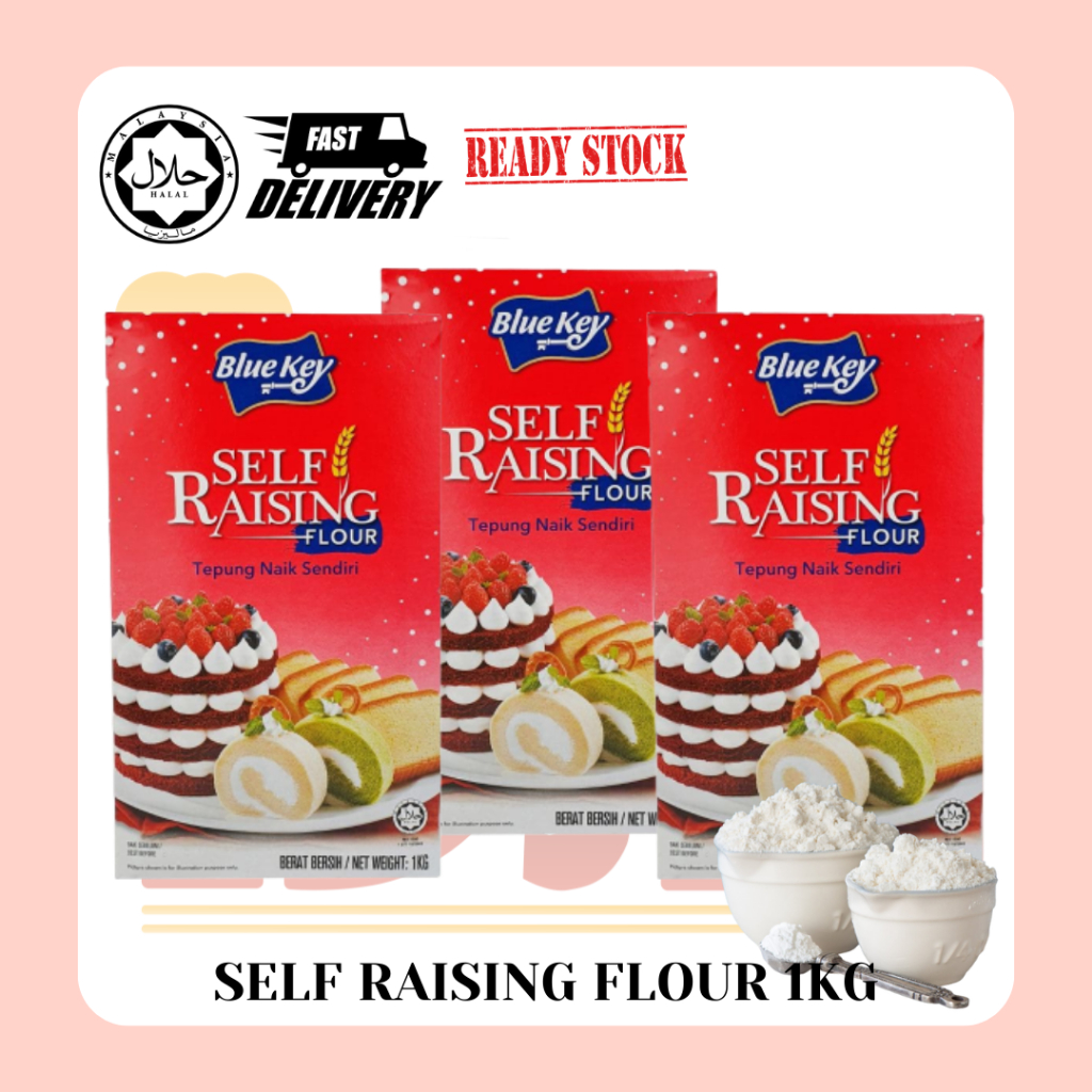 - DSM - BLUE KEY SELF RAISING FLOUR 1KG (TEPUNG KEK NAIK SENDIRI ...