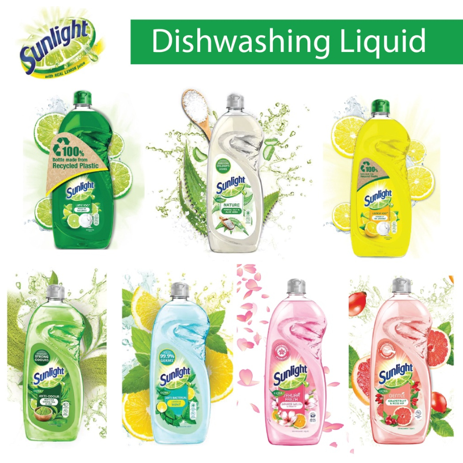Sunlight Dishwashing Liquid - 900ml | Shopee Singapore