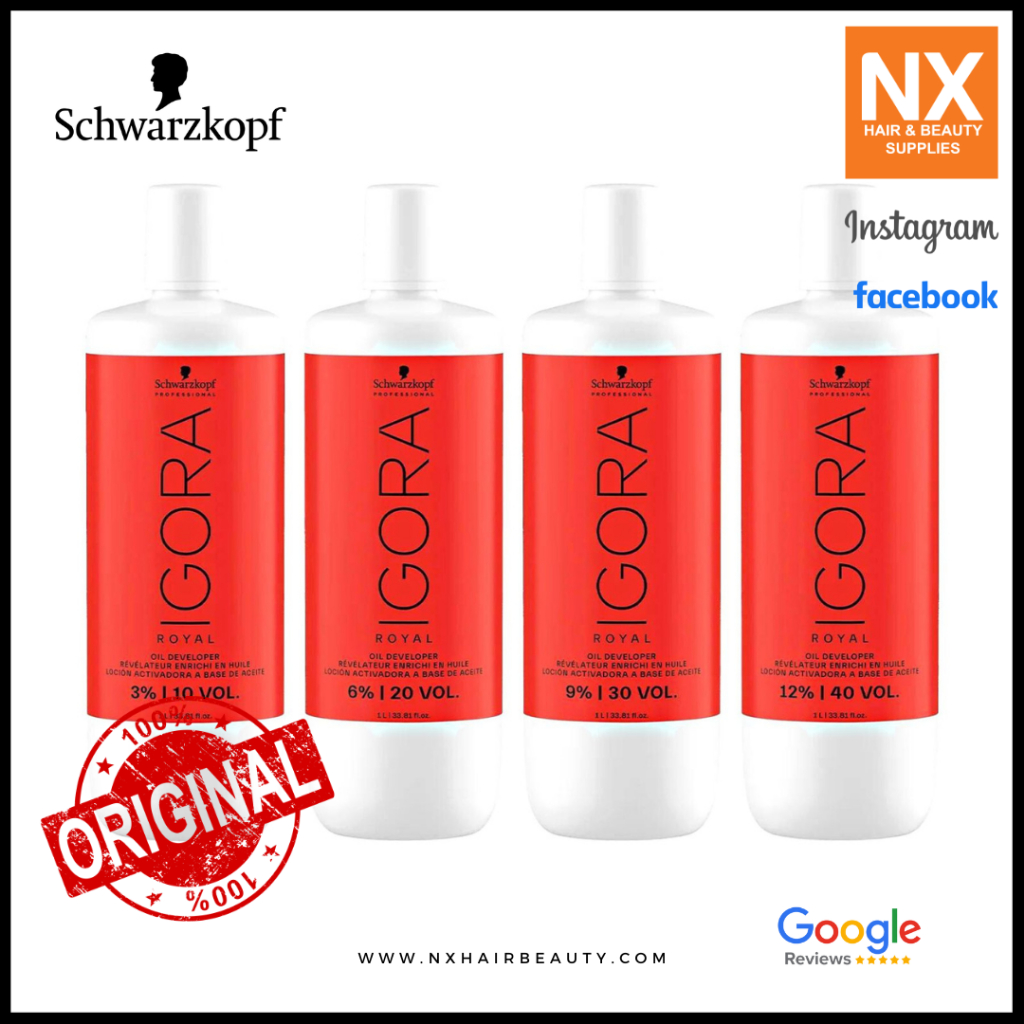 Schwarzkopf Igora Royal Proxide Developer Oxydant 1000ml (4 types to ...