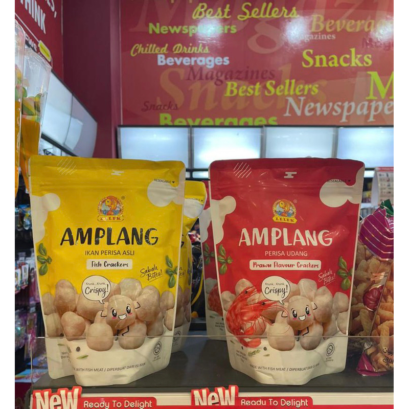 [Buy 5 Free 1] Amplang Sabah Fish / Shrimp Crackers 70g | Shopee Singapore