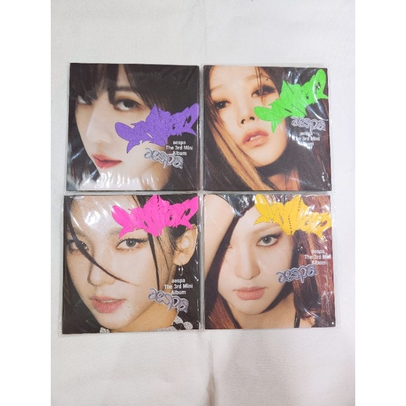 Aespa The 3rd Mini Album "My World" - poster ver (Karina, Winter, Giselle, Ningning) | Shopee ...