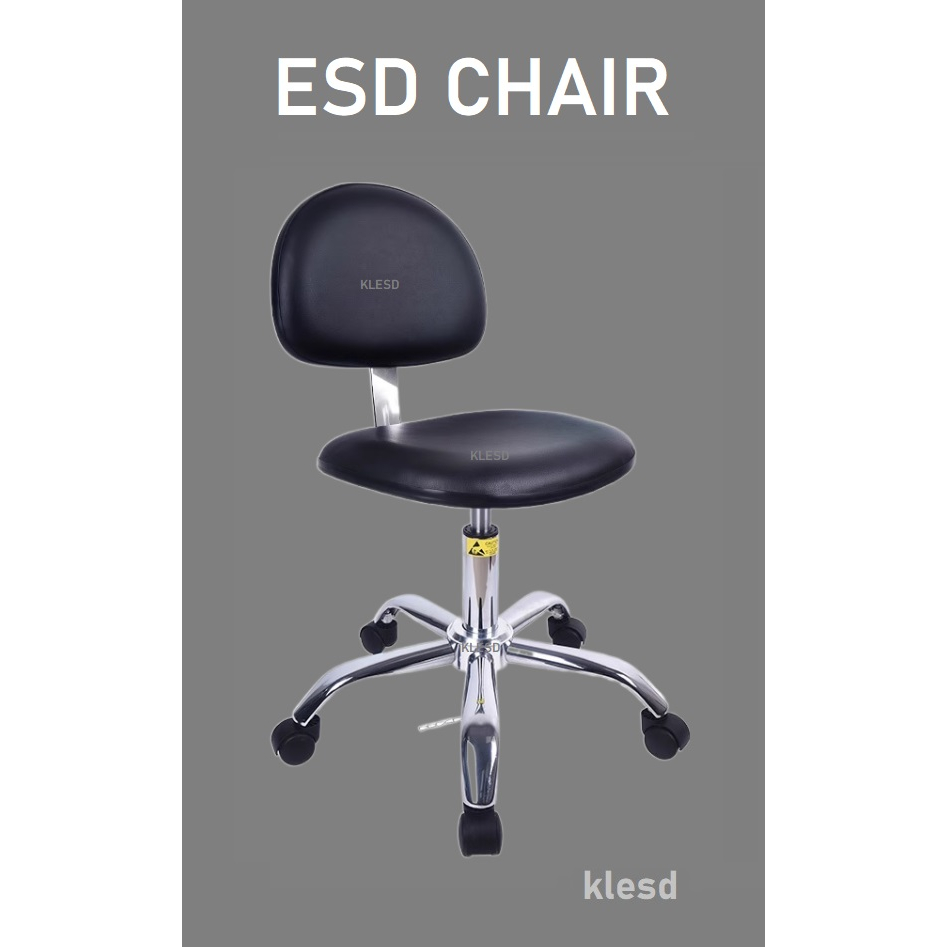 ESD Chair/ ESD Cushion Chair/ Anti-static Cleanroom Chair/ KLESD ...