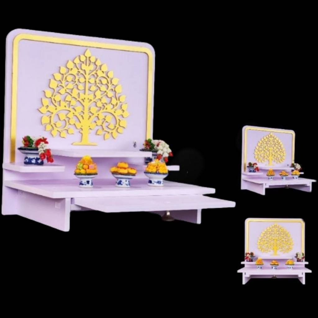 T Thai God Statue White Shelf Worship Table God Worship Table God Table ...