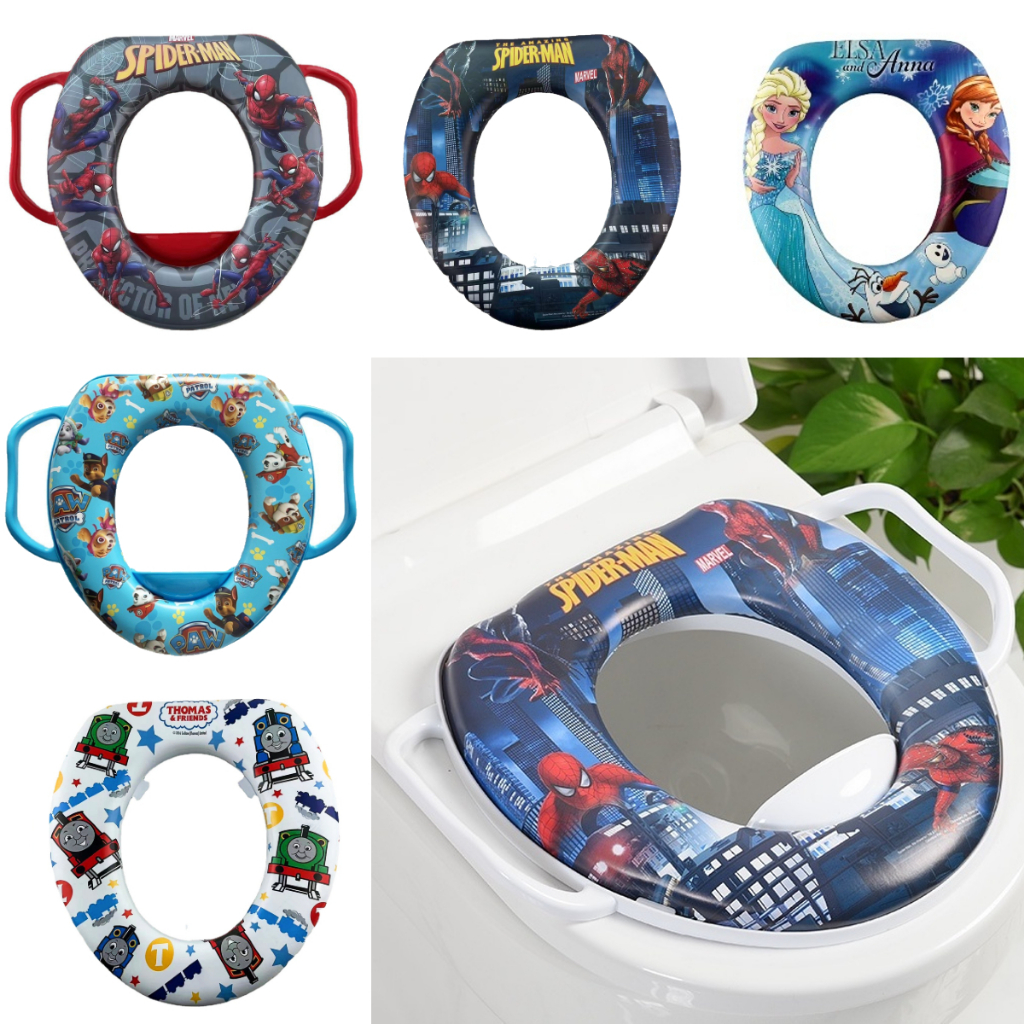 Jamban Latihan Budak Potty Training Toilet Seat For Kids Spiderman ...