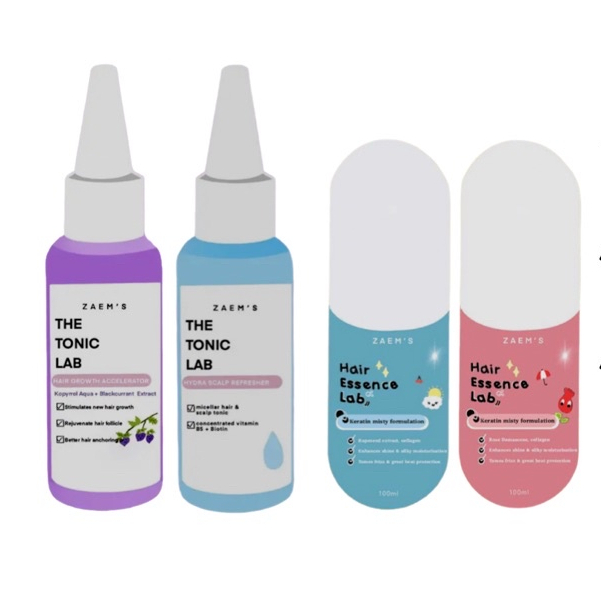 ZAEM'S The Tonic Lab Hydra Scalp Refresher / Hair Growth Accelerator ...