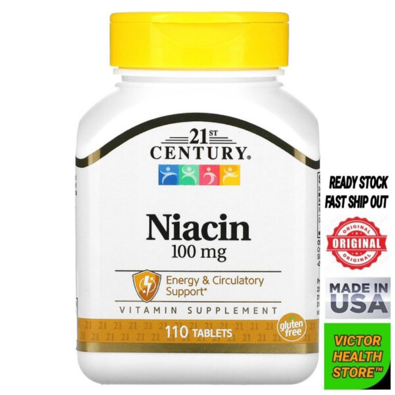 Niacin, 100 mg, 110 Tablets | Vitamin B3 | Shopee Singapore