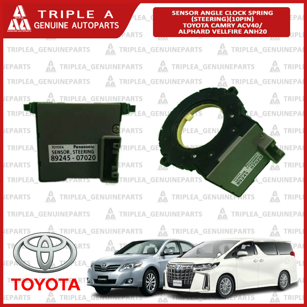 89245-07020 SENSOR ANGLE CLOCK SPRING TOYOTA CAMRY ACV40/ALPHARD ...