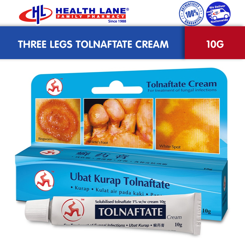 THREE LEGS TOLNAFTATE CREAM (10G) | Shopee Singapore