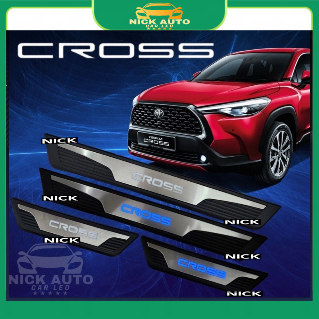 4Pcs Toyota Corolla Cross 2021 Side Steel Plate / Door Side Step With ...