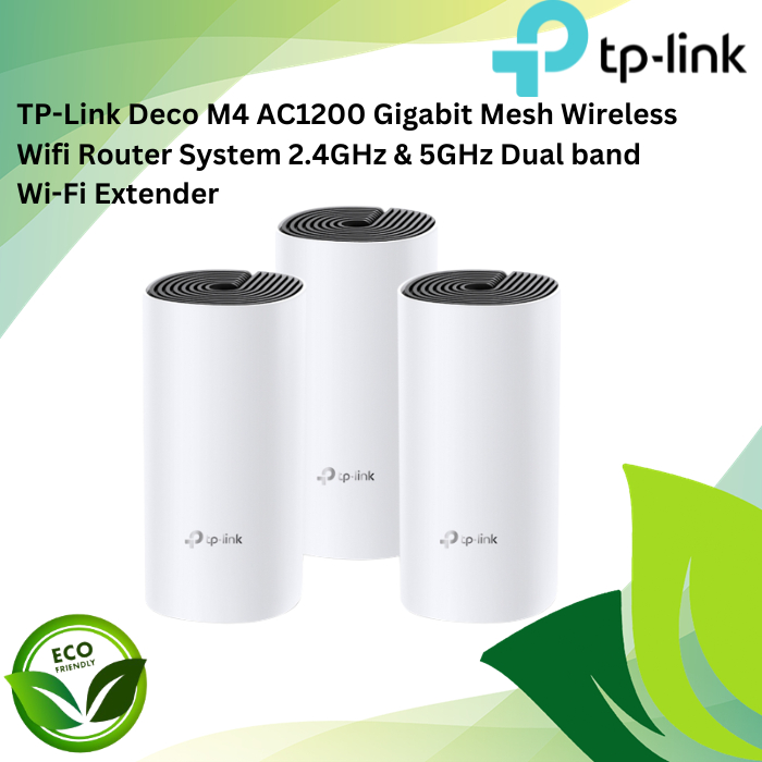 TP-Link AC1200 Repeater Deco M4 / Deco HC4 (2 Pack / 3 Pack) | Shopee ...