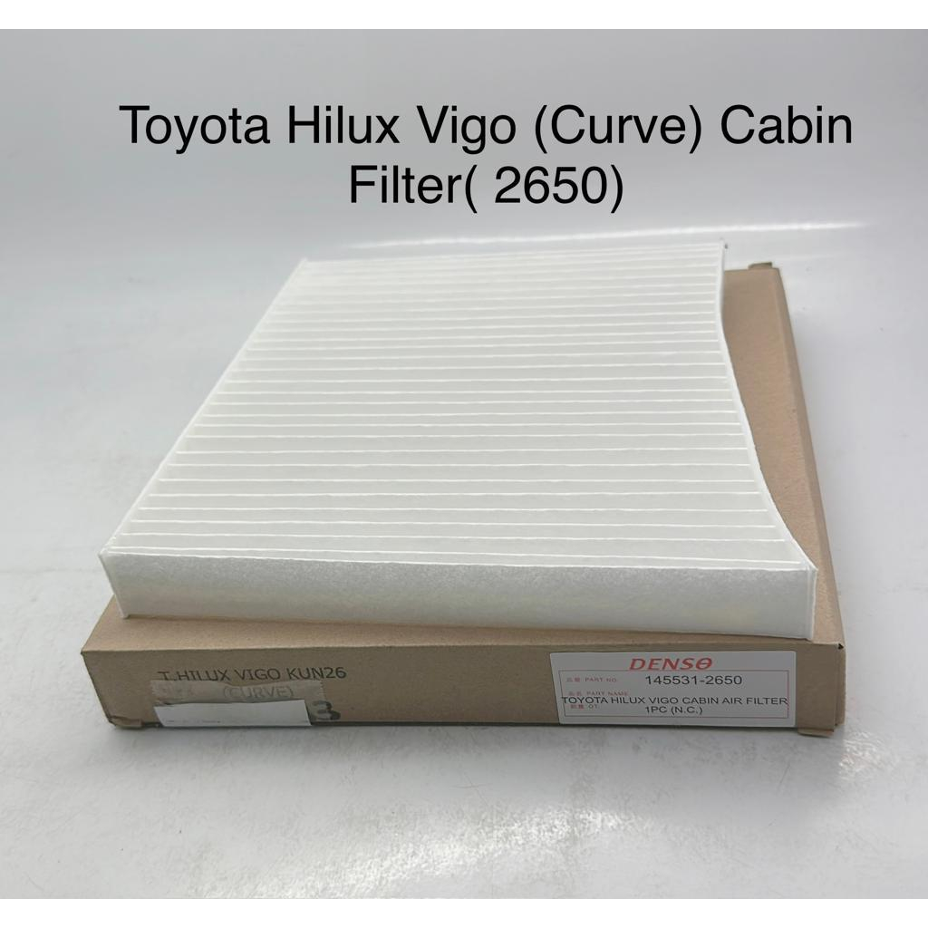 Toyota Hilux Vigo KUN26 (Curve) Cabin Filter (2650) | Shopee Singapore