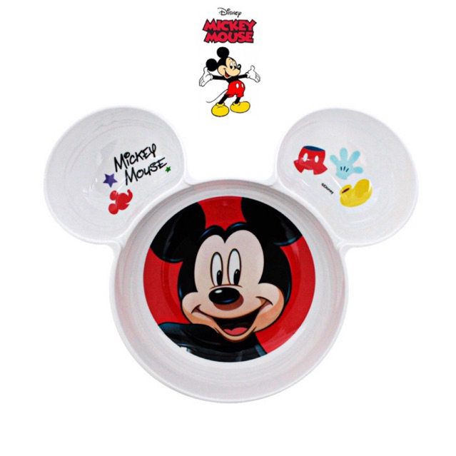 Disney Mickey Mouse 3 Way Section Tray / Bowl | Shopee Singapore
