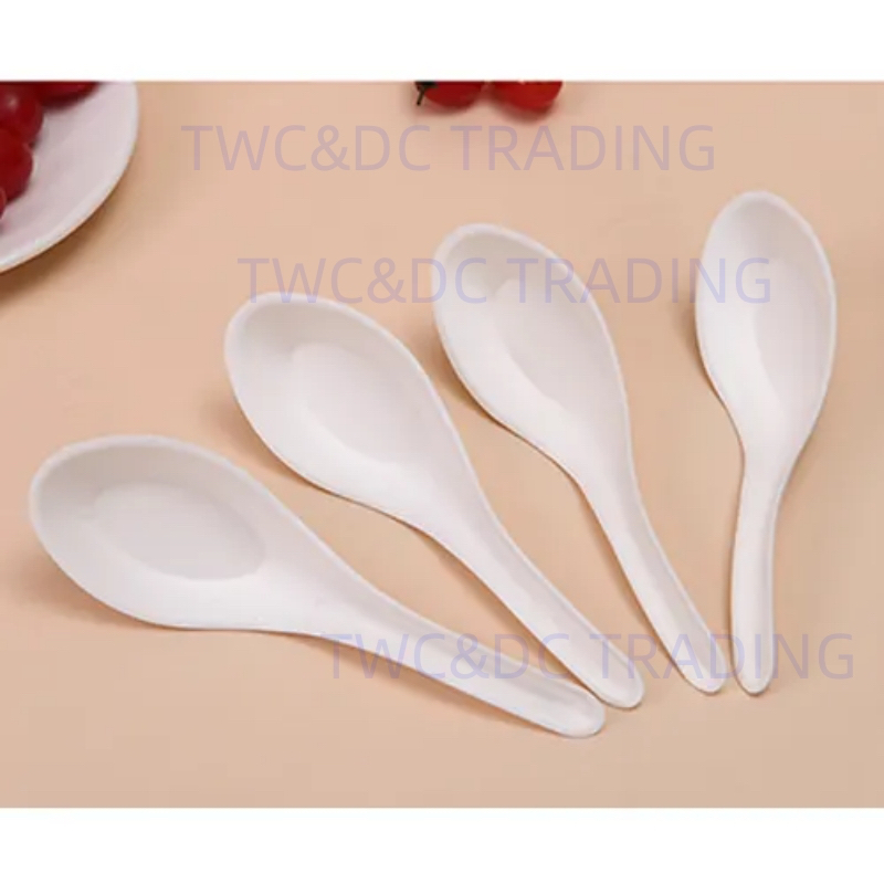 Spoon Disposable Plastic (4.5") (11.5cm) (50pcs/pack) / Sudu Plastik ...