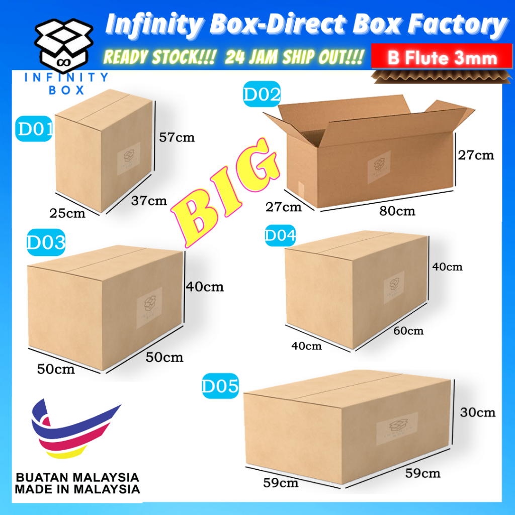 Big Size Box Moving Box BIG Box Moving Box Packaging Box Carton Box | Shopee Singapore