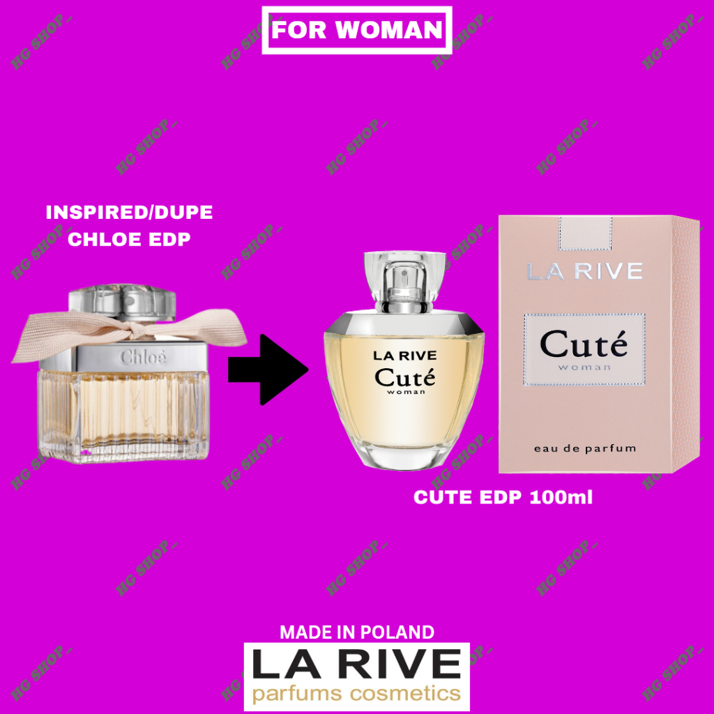 PERFUME LA RIVE CUTE EDP 100ml | Shopee Singapore