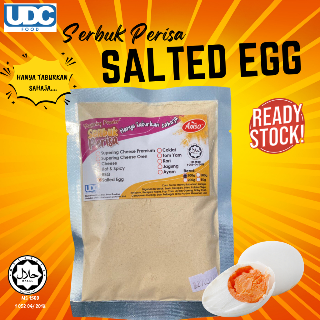 [SERBUK PERISA SALTED EGG 1KG ] SEASONING POWDER SEDAP HALAL HANYA ...