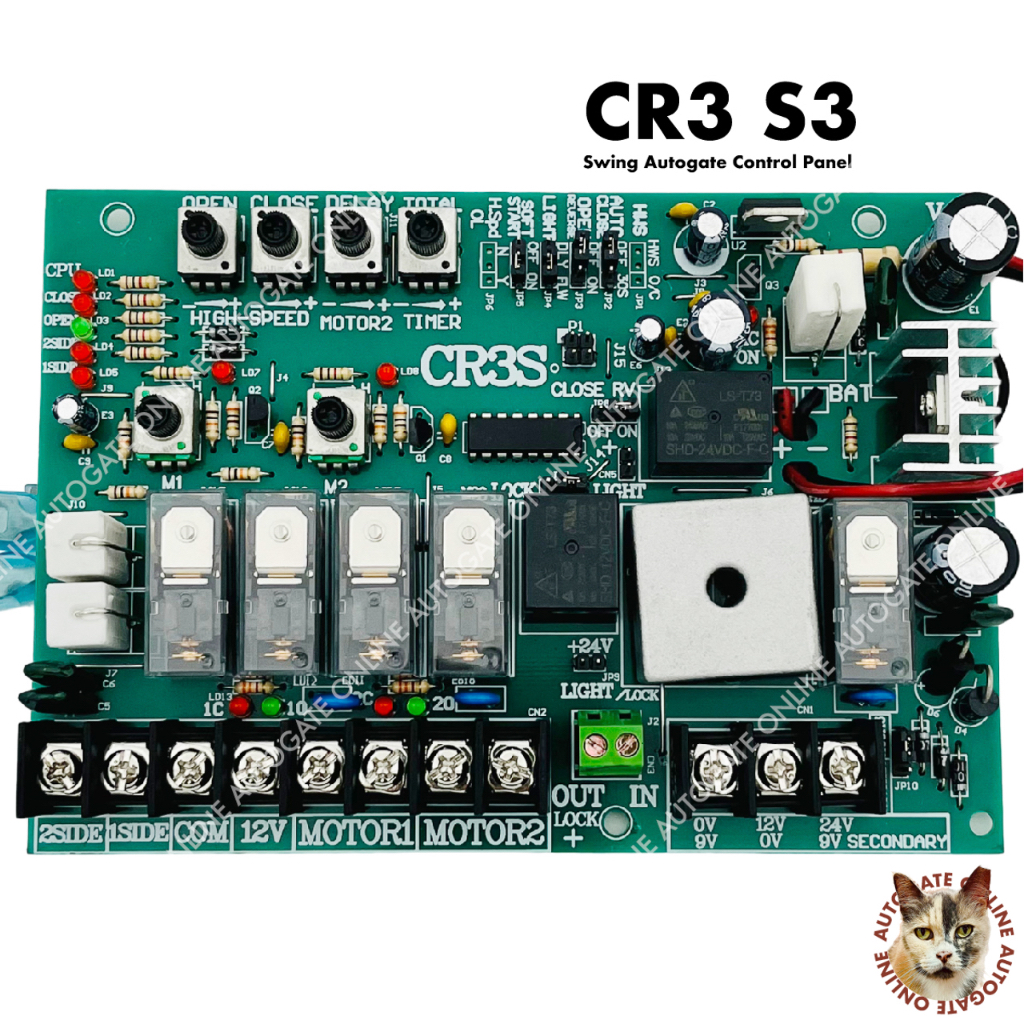 CR3 SWING ARM AUTOGATE CONTROL BOARD PANEL AUTO GATE PCB BOARD ...