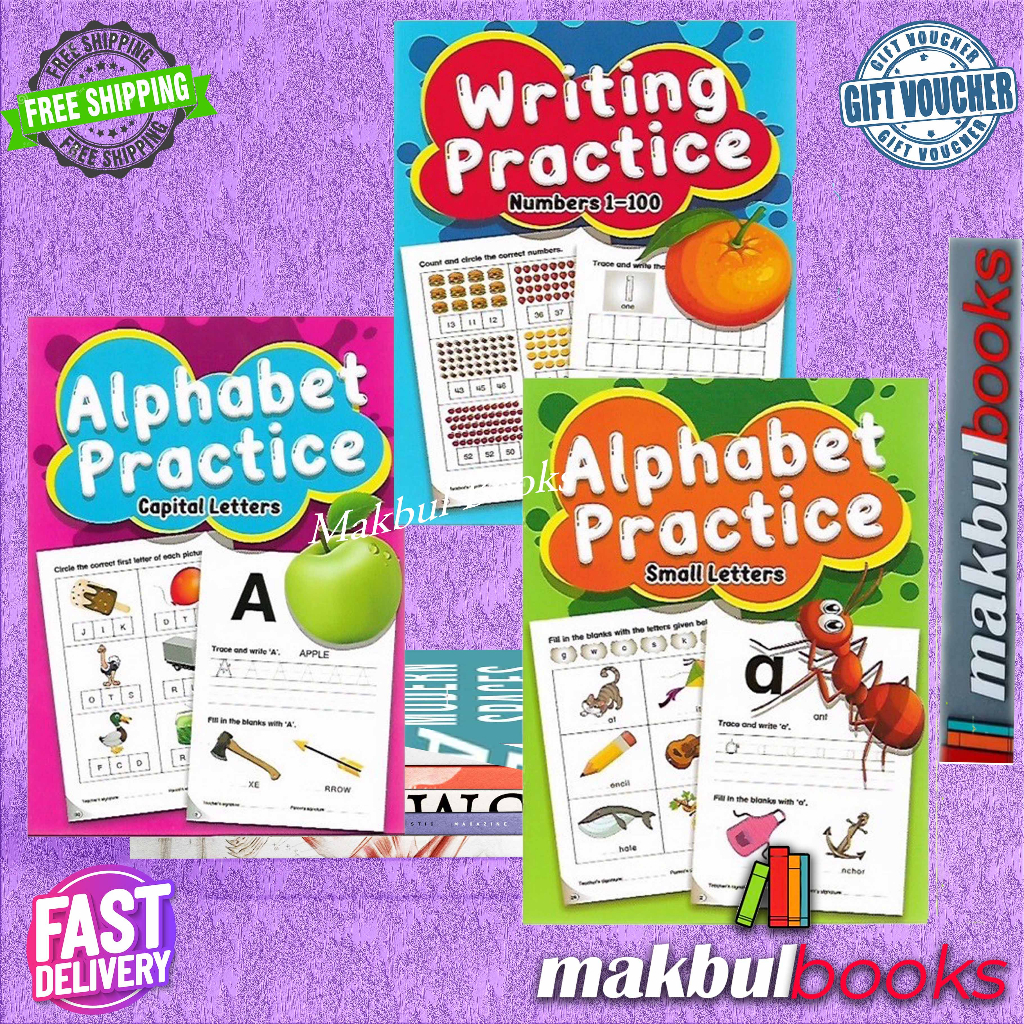 MIND TO MIND: ALPHABET PRACTICE SMALL & CAPITAL LETTERS , WRITING ...