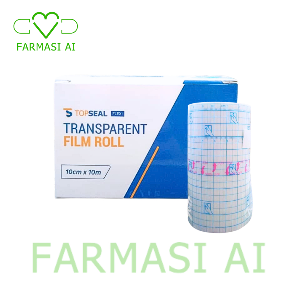 Topseal Flexi Transparent Film Roll (10cm x 10cm) (Exp : 07/2025 ...