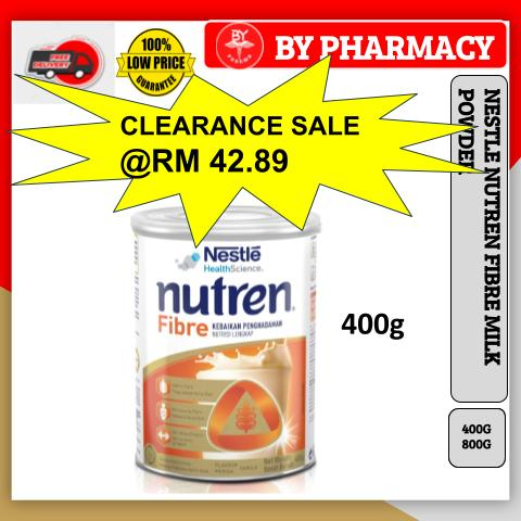 NESTLE NUTREN FIBRE MILK POWDER 400G/800G | Shopee Singapore