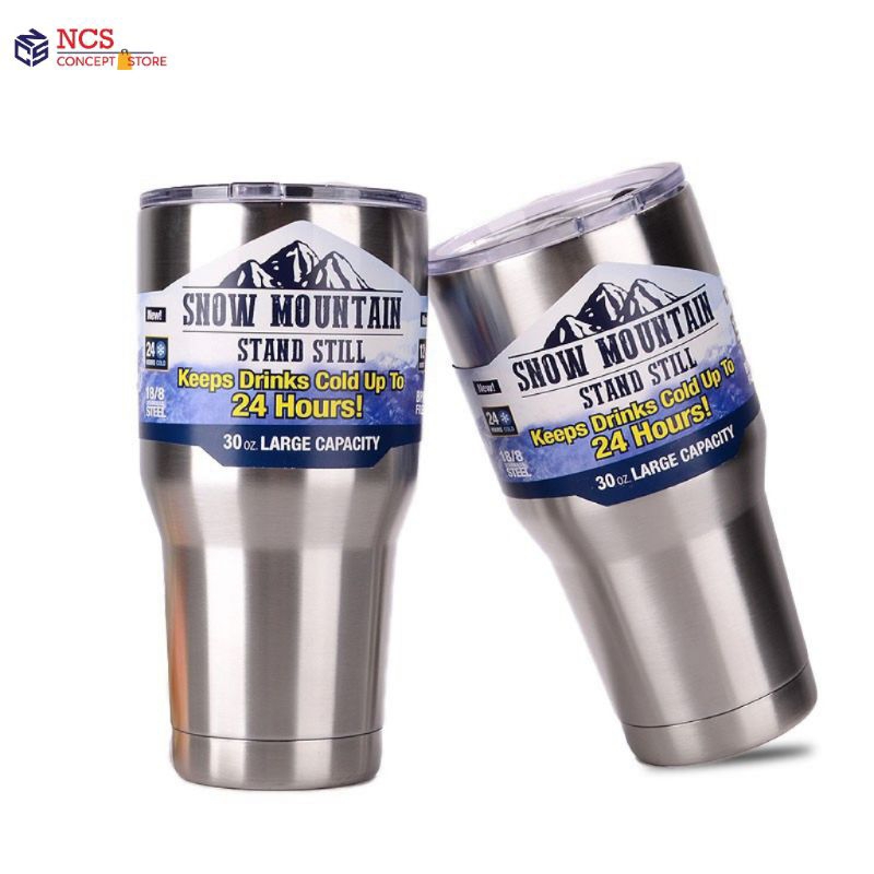 900ml Snow Mountain Tumbler Stainless Steel Lid Stay Hot and Cold Bottle Water 900ml 冰霸杯 ...