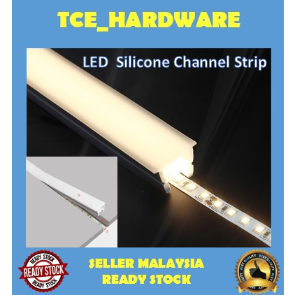 LED Silicone Channel Strip Light Rubber Silicone LED Channel LED Cover ...