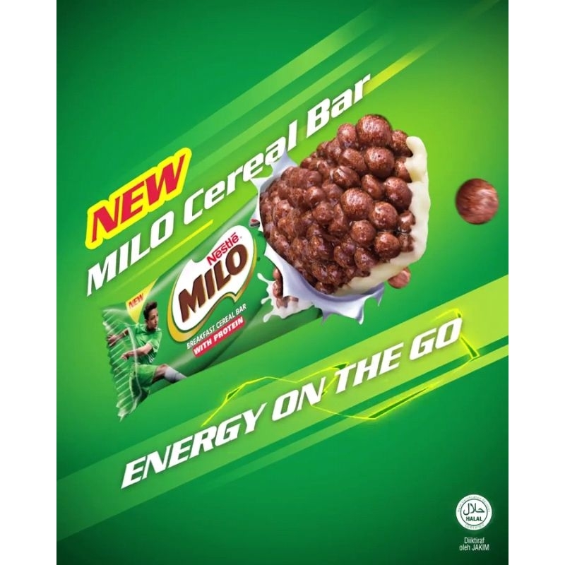 Nestle Cereal Bar Milo Cocoa Ball Family Pack * 1 (23.4g) | Shopee ...