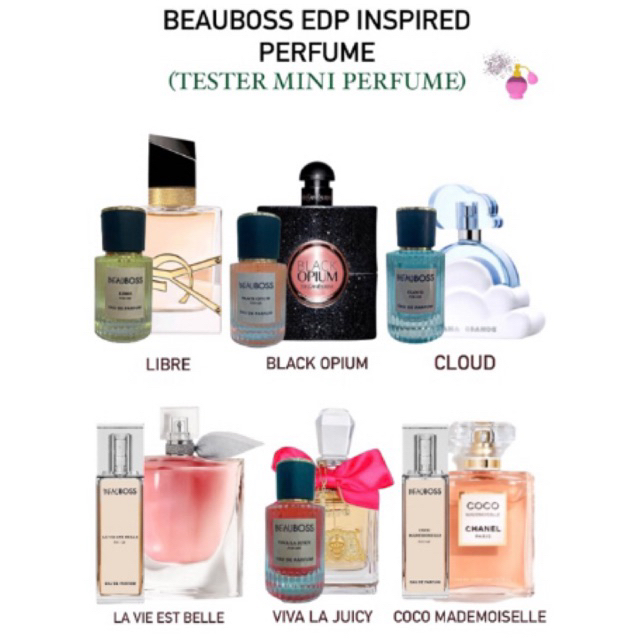 beauboss inspired perfume (tester perfume) | Shopee Singapore