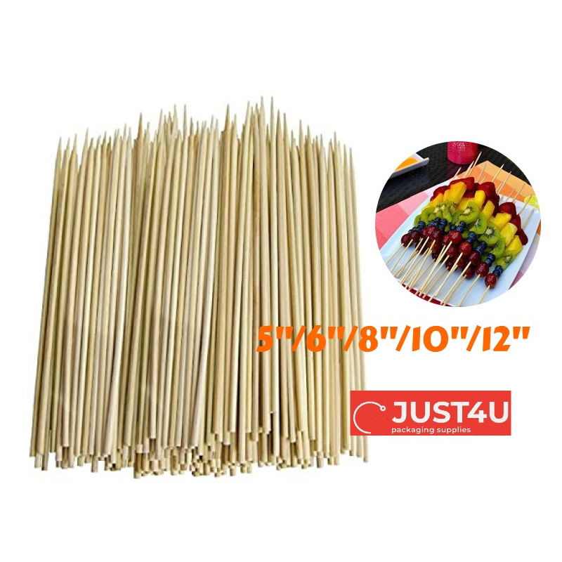 [500g] Bamboo Skewers / Bamboo Stick / Satay Stick / Satay Skewers ...