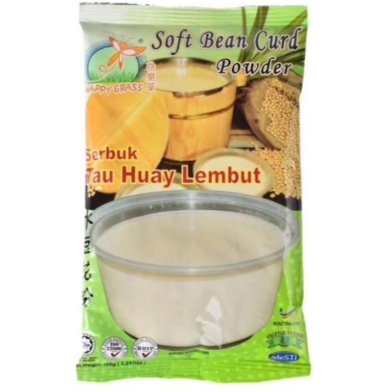 Happy Grass Soya Bean Curd Powder 快来草冷豆花粉 150g Serbuk Tau Huay Lembut ...