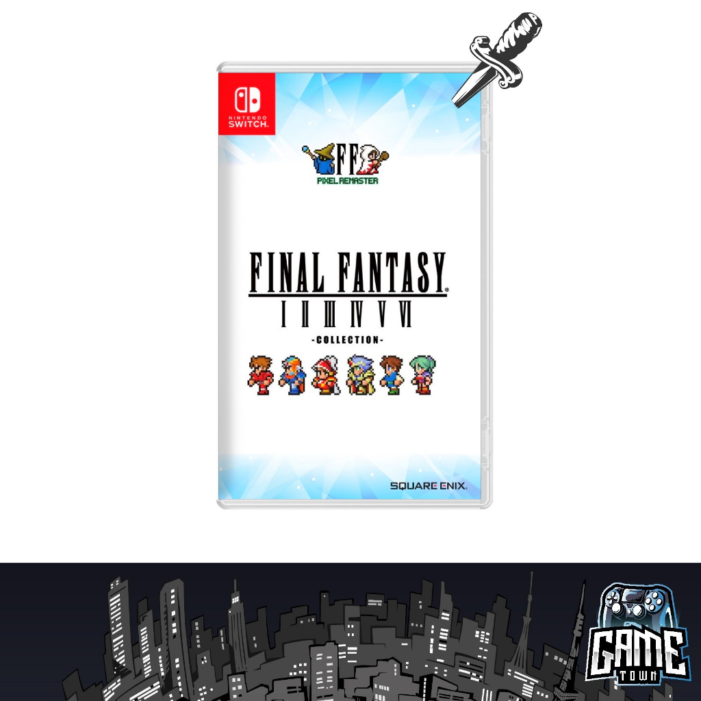 Nintendo Switch Final Fantasy I II III IV V VI Pixel Remaster Final ...