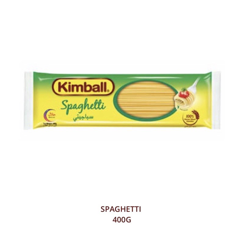 Kimball Dry Pasta Spaghetti /Macaroni /Penne /Spiral 400g | Shopee ...
