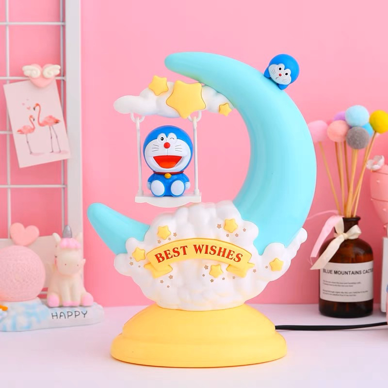 [LED Light] Doraemon Table Lamp Wired Lamp 哆啦A梦桌灯 | Shopee Singapore