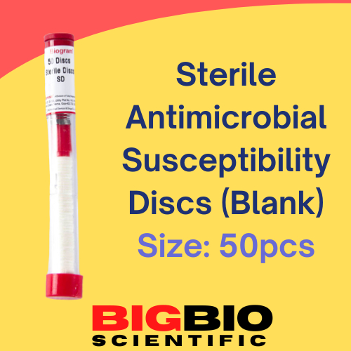 Blank Antimicrobial Susceptibility Disc (Sterile)(50 Discs) | Shopee ...