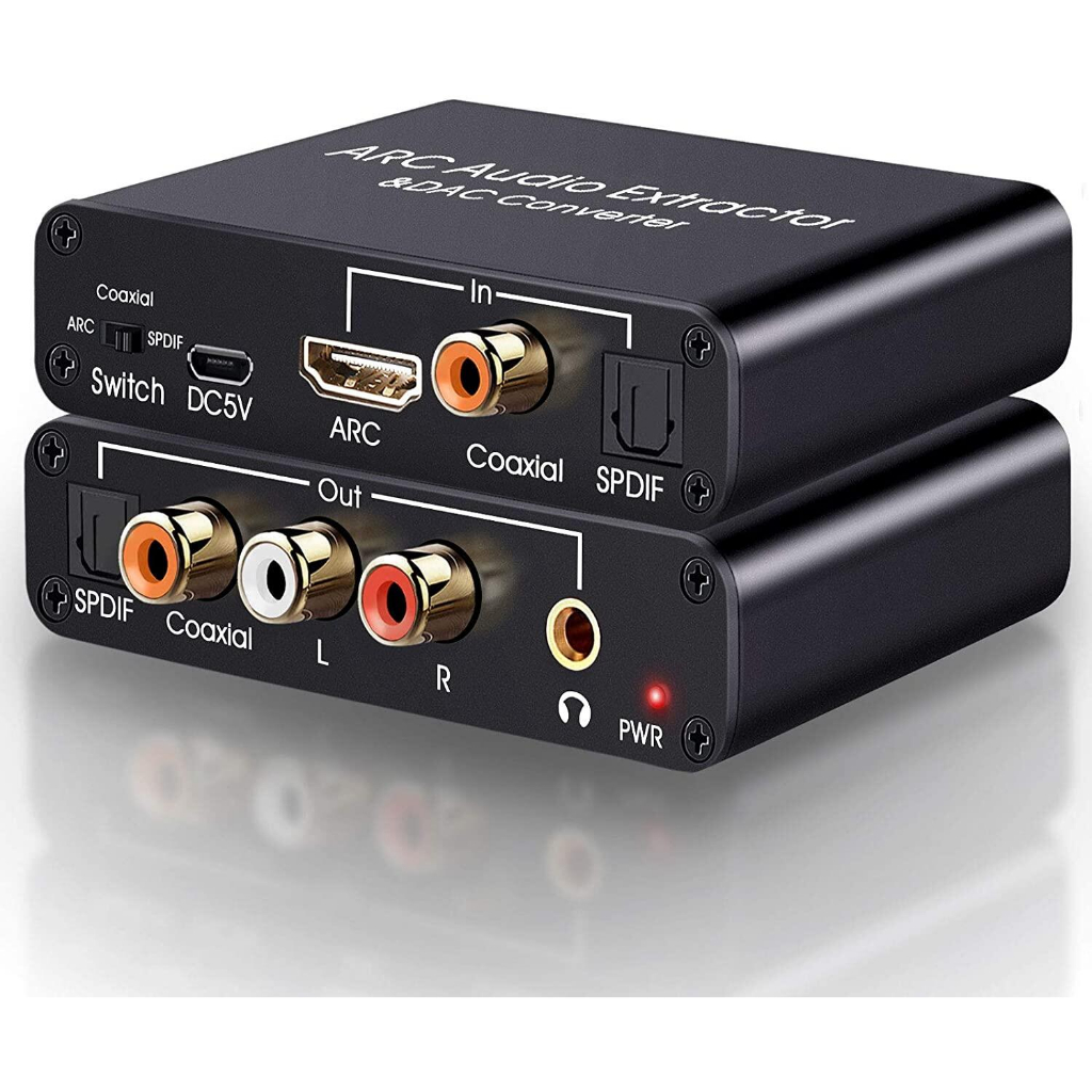 HDMI ARC Adapter 192KHz DAC Converter, HDMI ARC Audio Extractor Support ...
