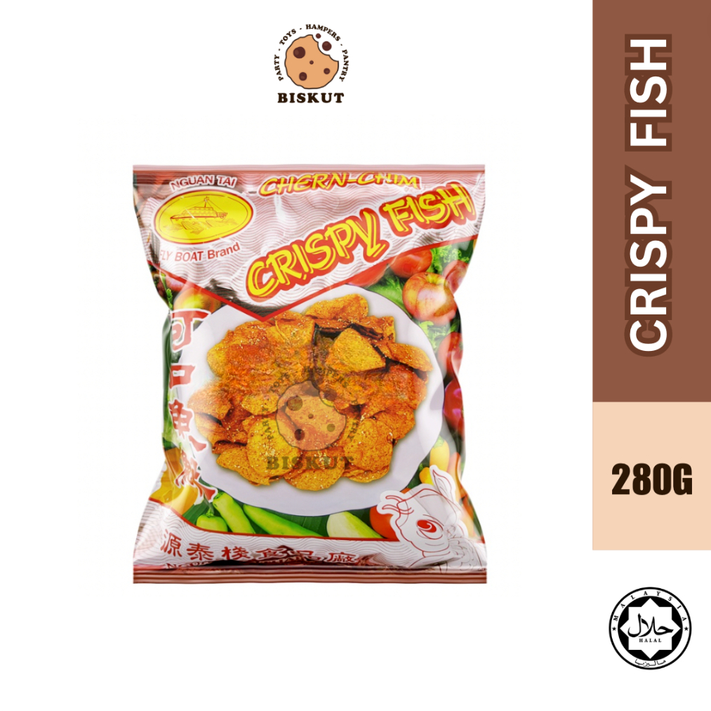 Crispy FISH/STRAY FISH CRACKERS 280G | Shopee Singapore