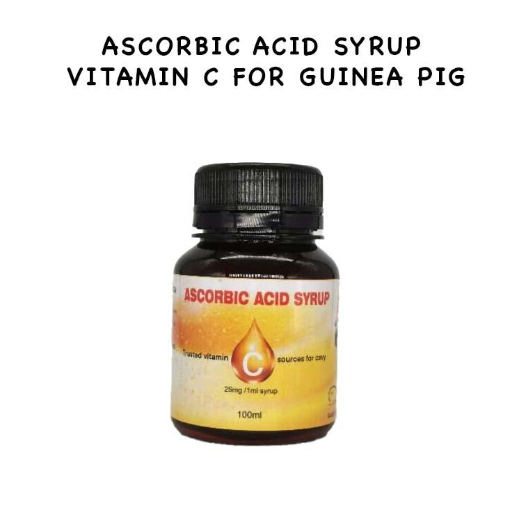 Ascorbic Acid Syrup Vitamin C Syrup For Guinea Pig (100ml) | Shopee ...