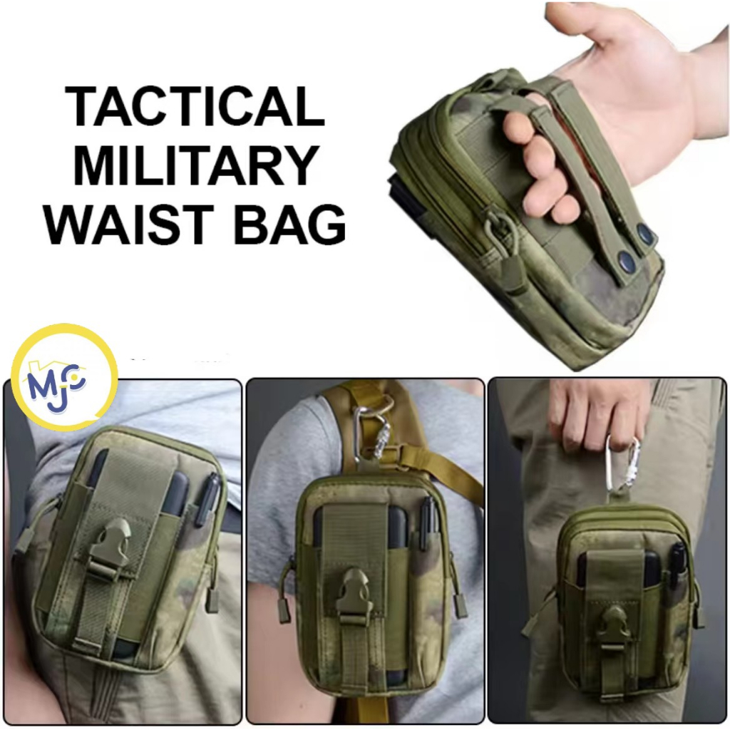 Outdoor Tactical Pouch Waist Bag Oxford Pouch Waterproof Multi-Purpose ...