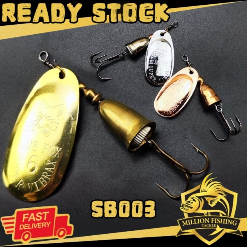 [SB003 Rotating Spinner Bait] Spinner Lure 5g/10g/19g Buzzbait Fishing Sebarau Haruan Spoon ...