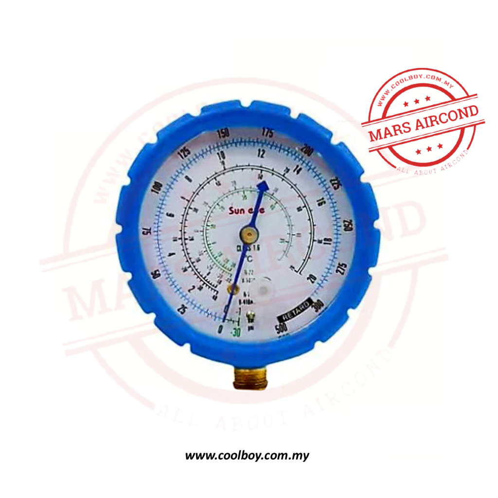 MANOMETER R22/R410A/R32 LOW SIDE (BLUE) | Shopee Singapore