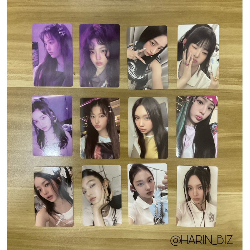 NewJeans Weverse Photocard Get Up Album Minji,Hanni,Danielle,Haerin & Hyein Photocards ...